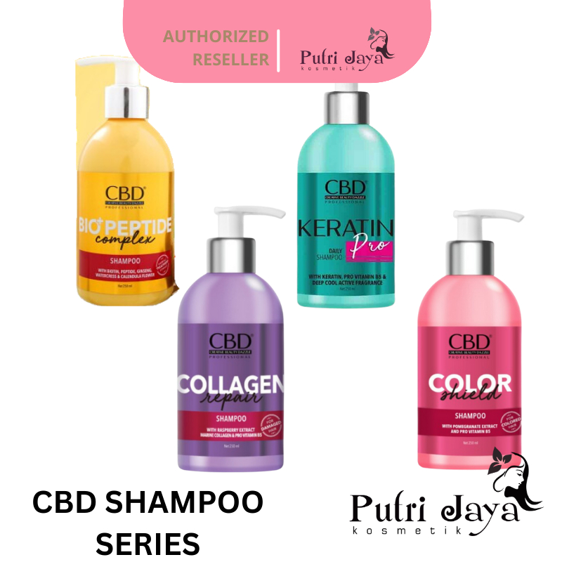 Jual CBD Shampoo Series 250gr Color Shield / Keratin Pro / Collagen ...