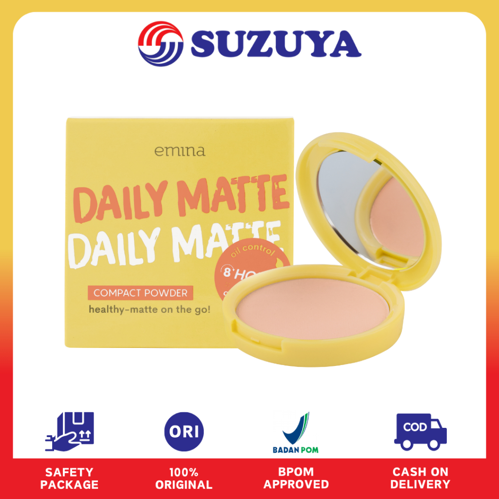 Jual Emina Daily Matte Compact Powder | Shopee Indonesia