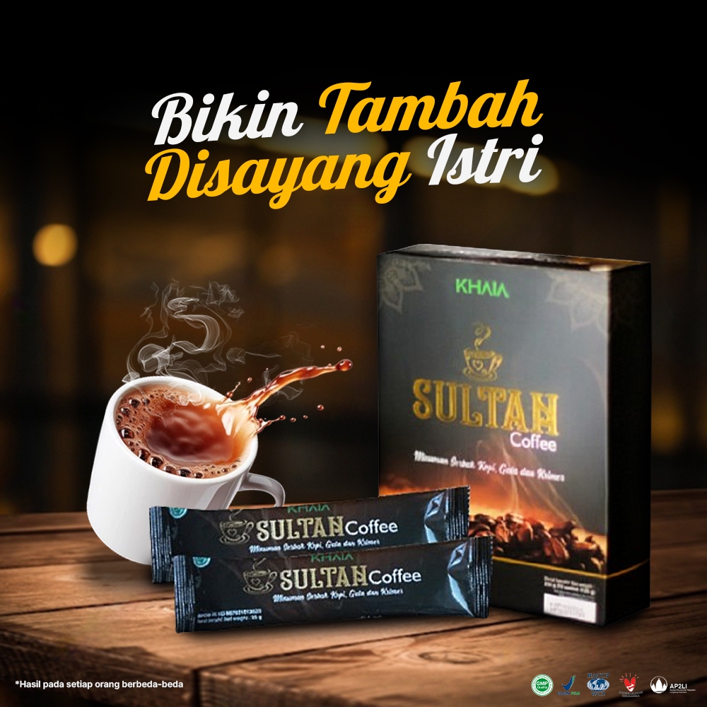Jual Kopi Sultan by Khaia original 100% Bergaransi Herbal Coffee ...