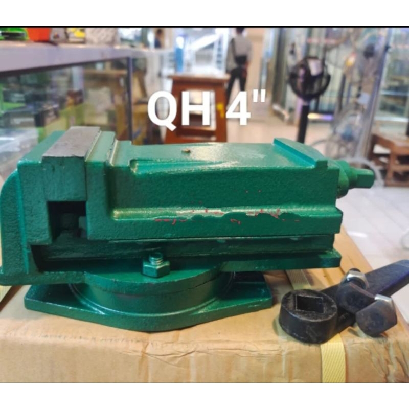Jual Ragum qh 4" hijau heavy duty -catok derajat qh 100mm | Shopee ...