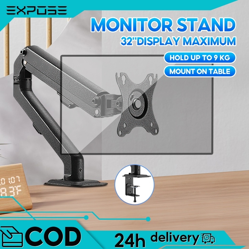 Jual Bracket Monitor F80 Bracket TV Monitor 17-32" Single Gas Spring ...