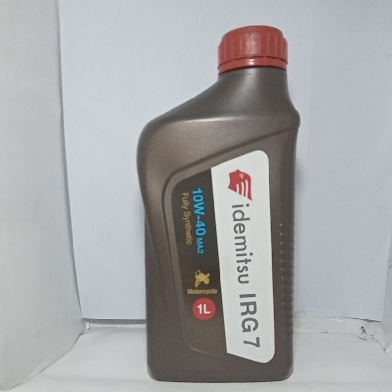 Jual [JAMIN ORI] OLI SEPEDA MOTOR IDEMITSU IRG7 FULL SYNTHETIC 10W 40 1LITER | Shopee Indonesia