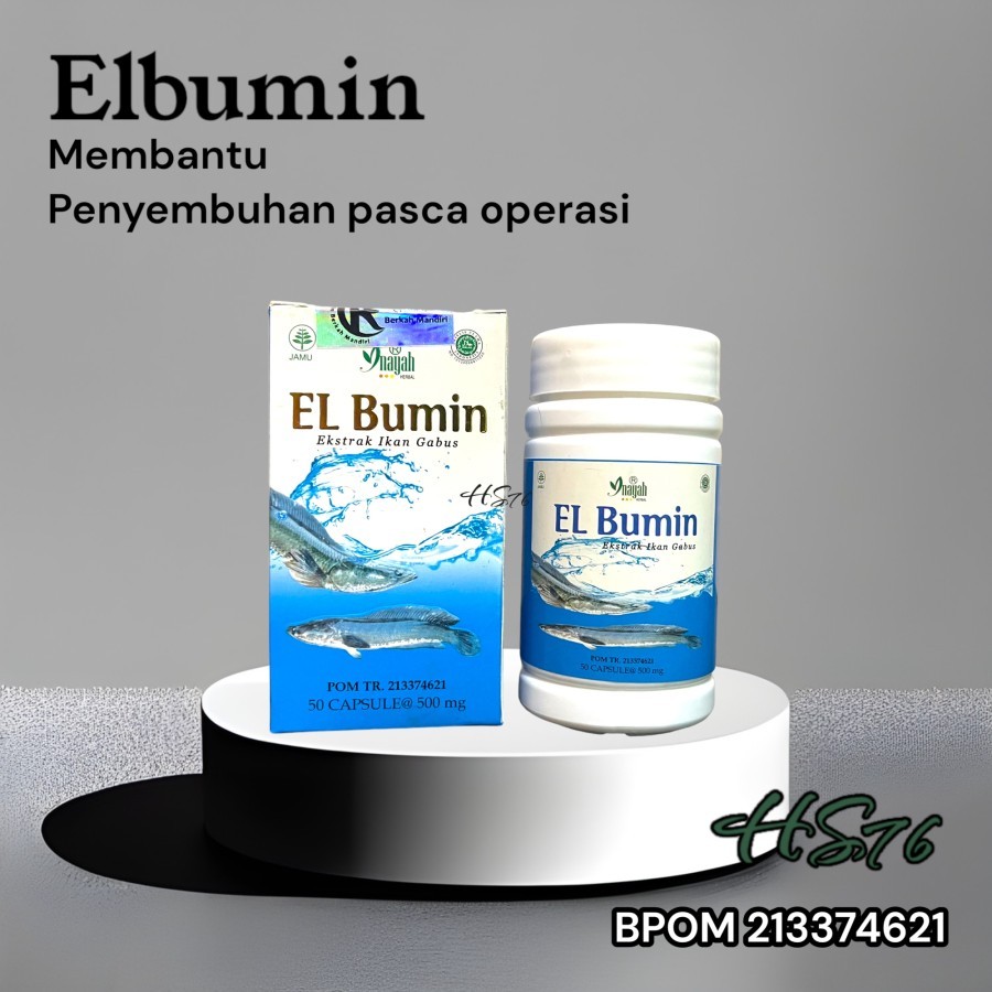 Jual El Bumin Kapsul Ekstak Ikan Gabus Obat Pasca Operasi dan Luka ...