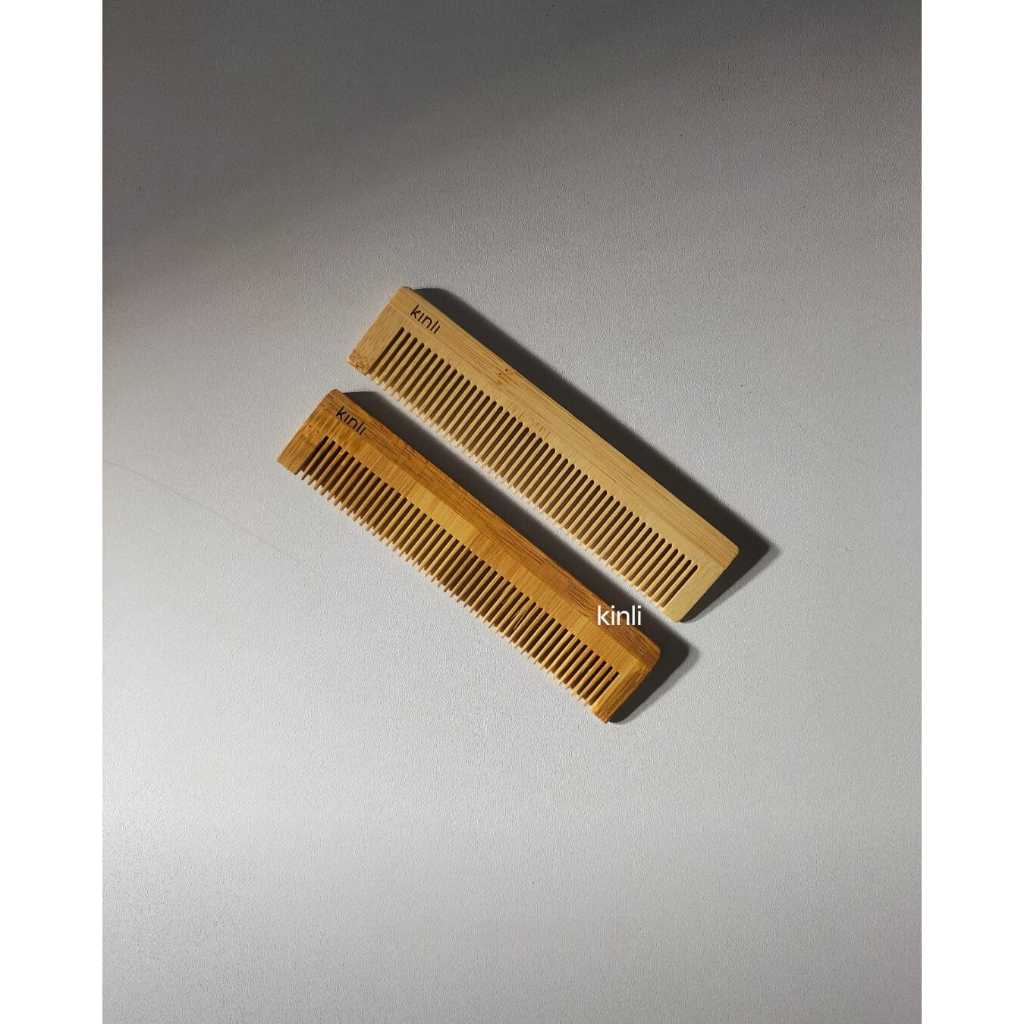 Jual bamboo hair comb sisir bambu eco-friendly static free | Shopee ...
