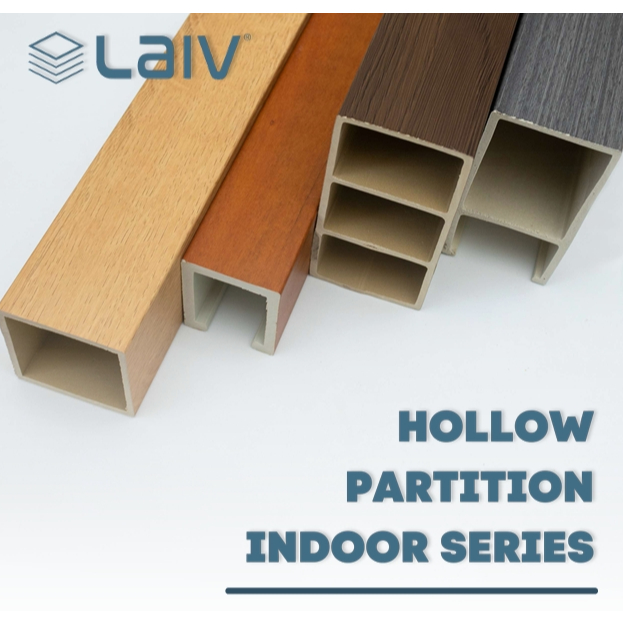 Jual PVC Hollow Laiv 10x5cm / Partisi Hollow Indoor / Kisi Kisi Panel ...