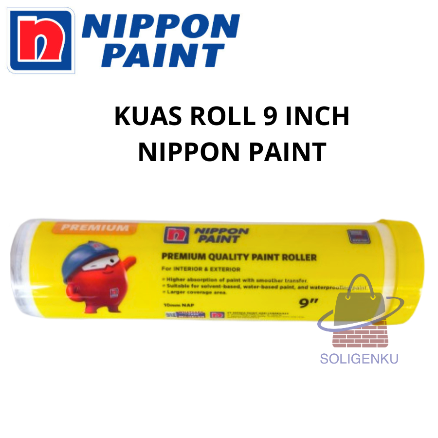 Jual Kuas Roll Refill Cat Tembok 9 Inch Premium / Paint Roller Refill ...