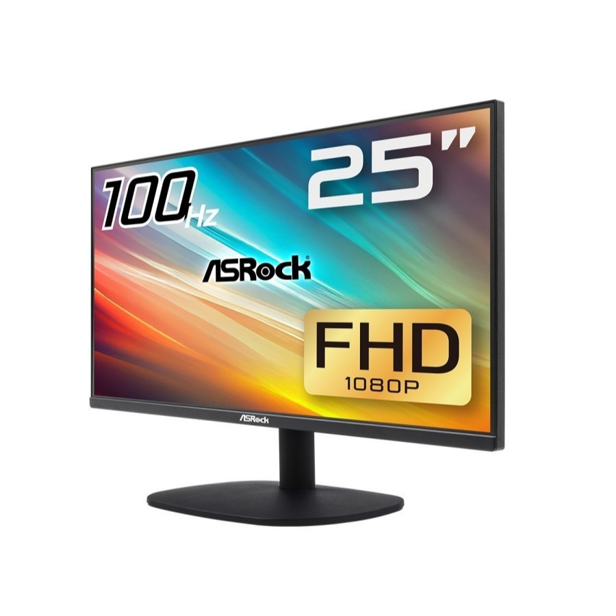 Jual MONITOR ASROCK CHALLENGER CL25FF 24.5" - IPS 100Hz 1ms MPRT ...