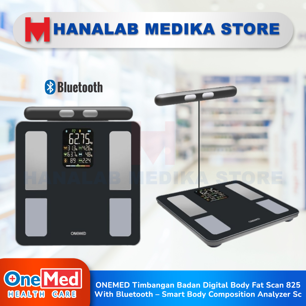Jual ONEMED Timbangan Badan Digital Body Fat Scan 825 With Bluetooth ...