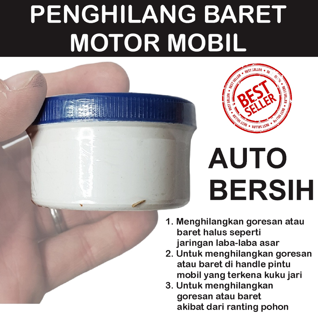 Jual Penghilang Baret Pengkilap Body Remover mobil motor lecet Gores ...