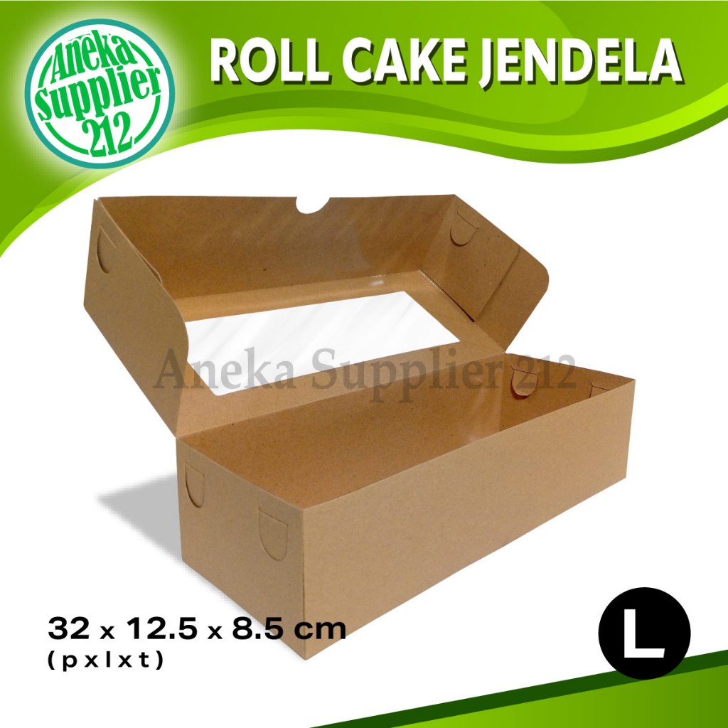 Jual Box BOLU GULUNG - Dus Kotak ROLL CAKE - Tebal | Shopee Indonesia