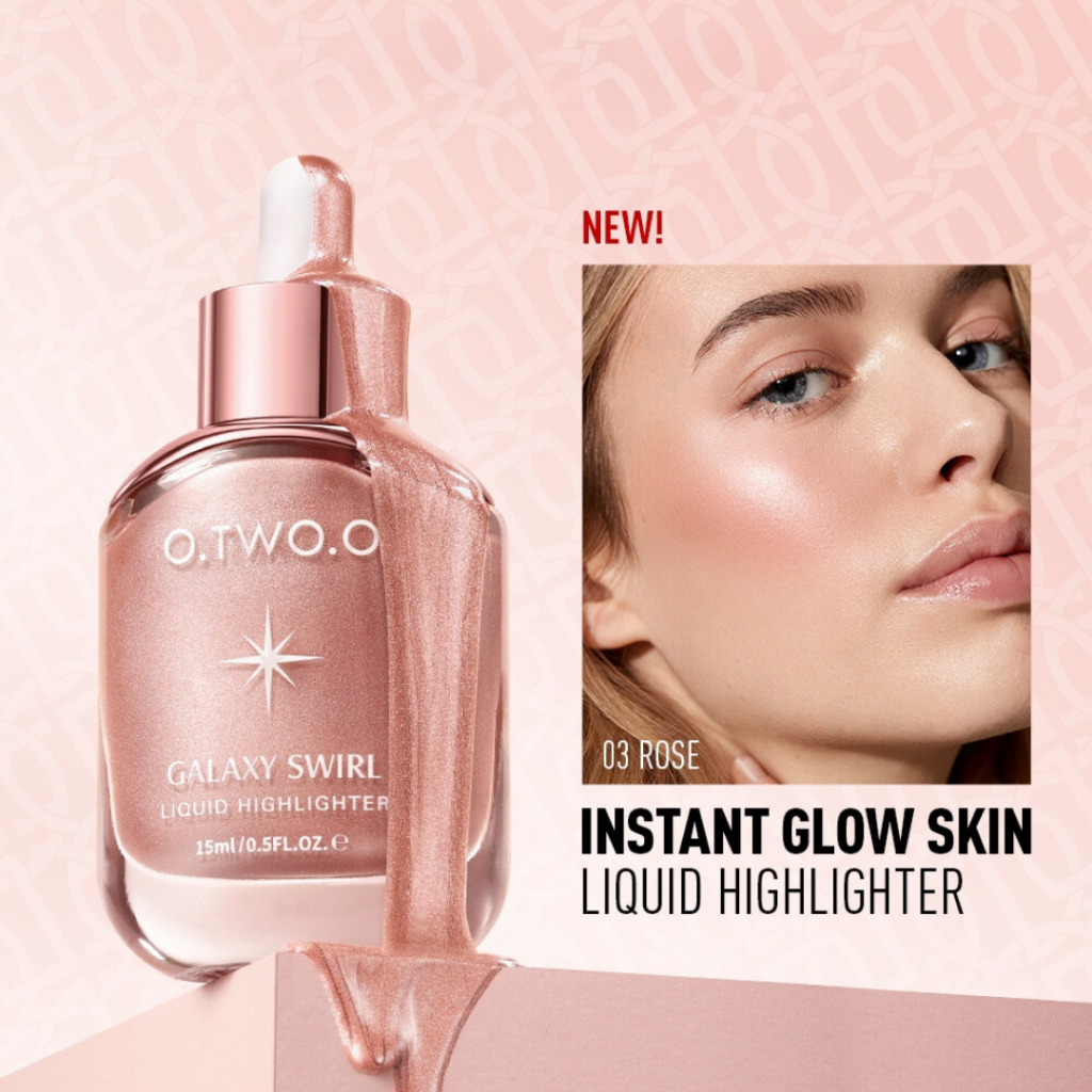 Jual O.TWO.O Haute Galaxy Swirl Liquid Highlighter / Long lasting Face Makeup Highlighter ...