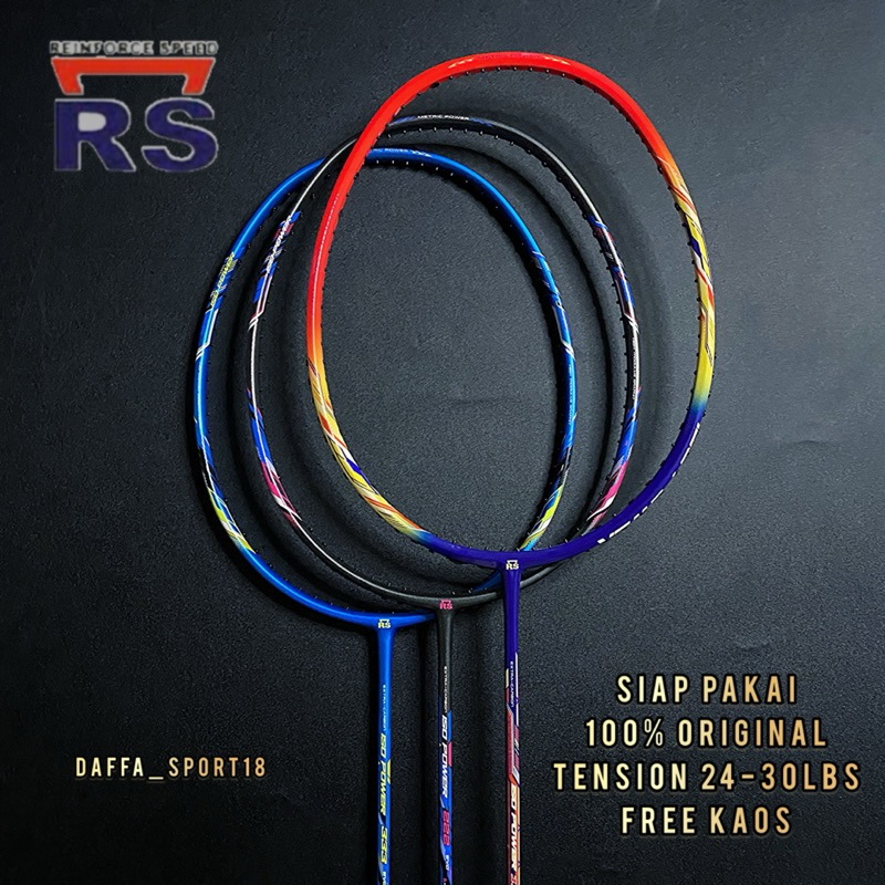 Jual RAKET BADMINTON RS ISO POWER 111 222 333 EVO ORIGINAL FREE GRIP ...