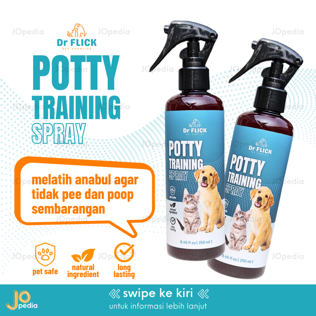 Jual Dr FLICK Potty Training Spray Kucing Anjing Melatih Pipis Poop ...