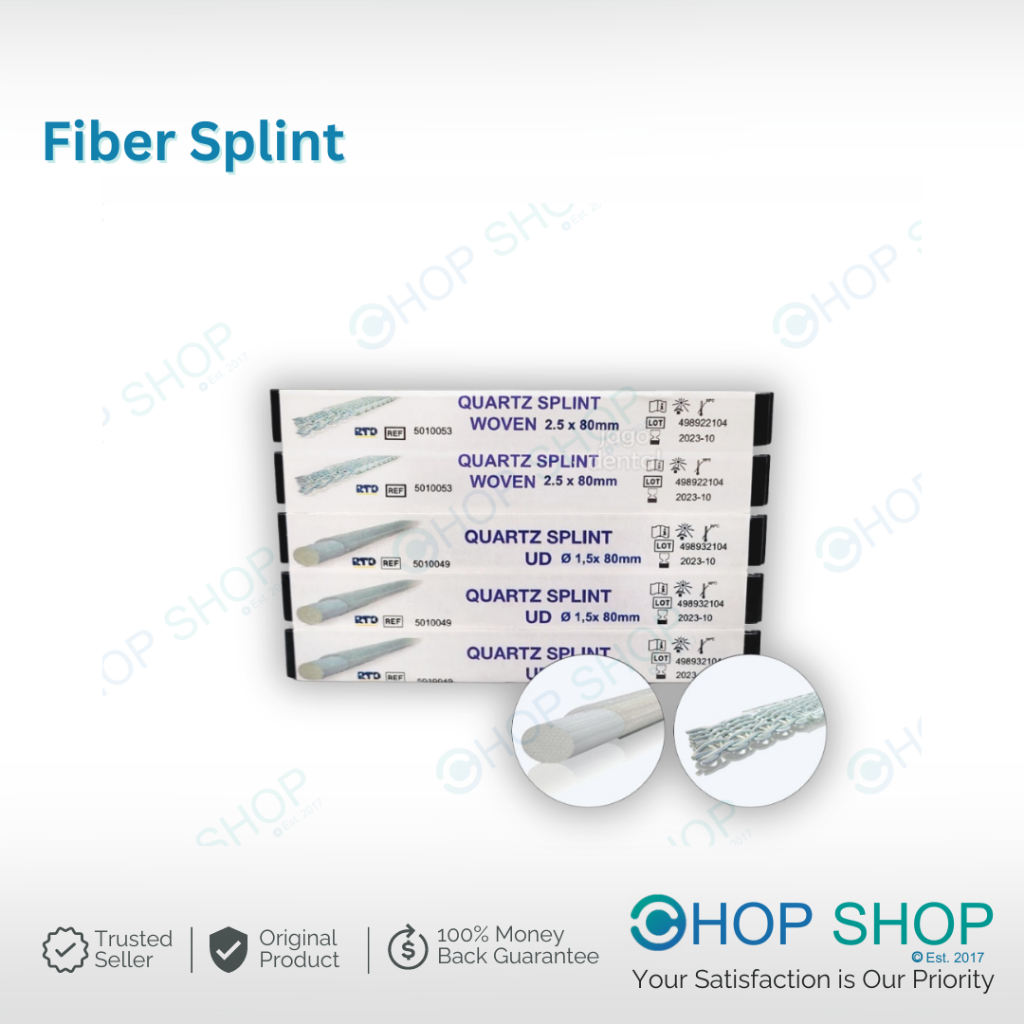 Jual Original Fiber Splint UD Woven RTD France Fiber Strip Splinting ...