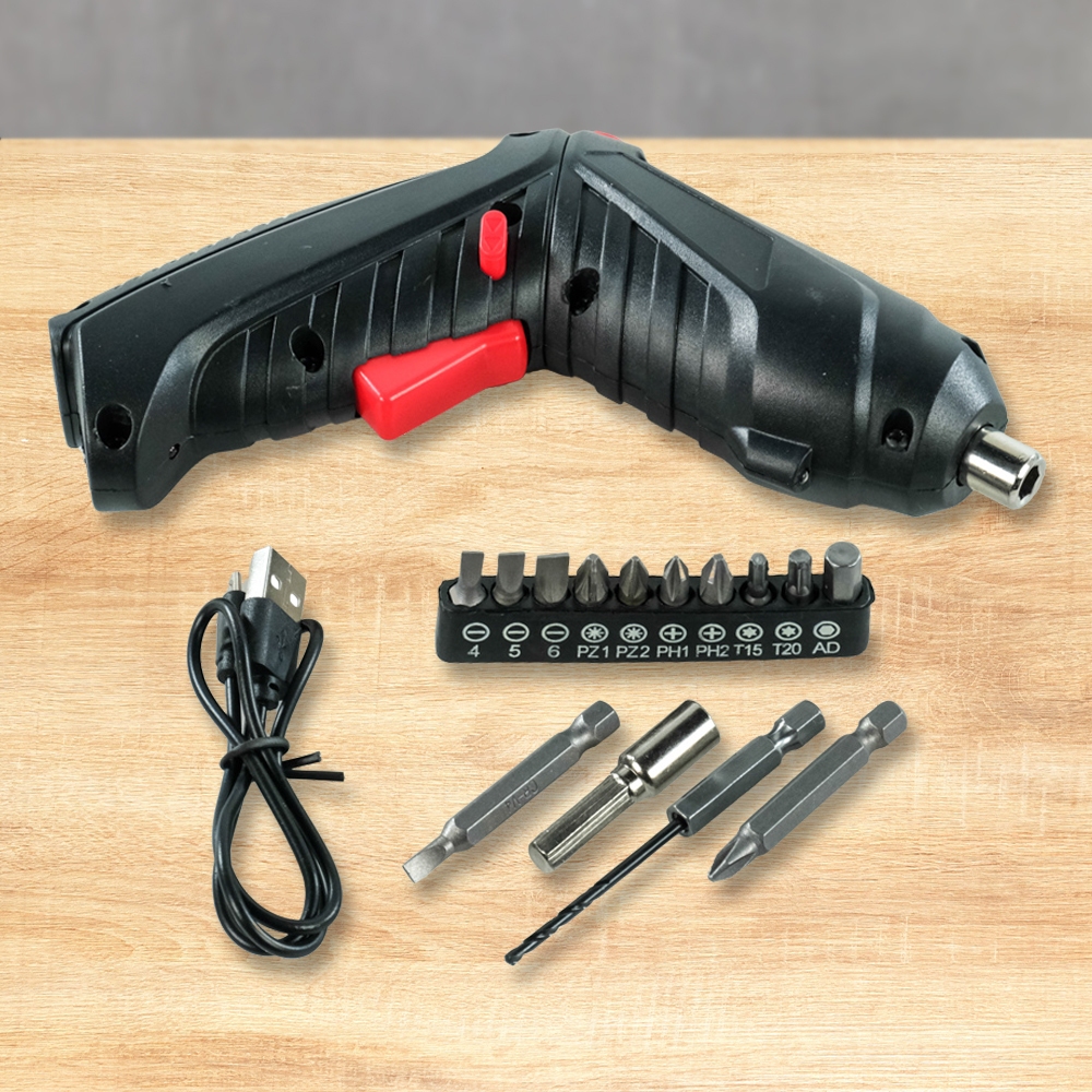 Jual Obeng Cordless Screwdiver Elektrik, Obeng Listrik Serbaguna 2in1 ...