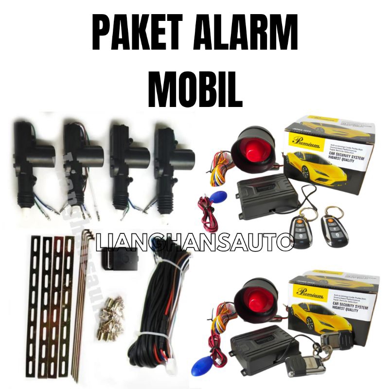 Jual PAKET ALARM MOBIL DAN CENTRAL LOCK SET | Shopee Indonesia