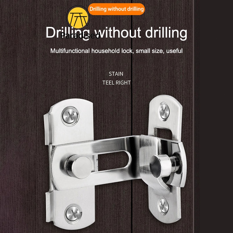 Jual Gesper Kunci Pintu Gudang Sudut Kanan Push-pull Shift Door Pengait ...