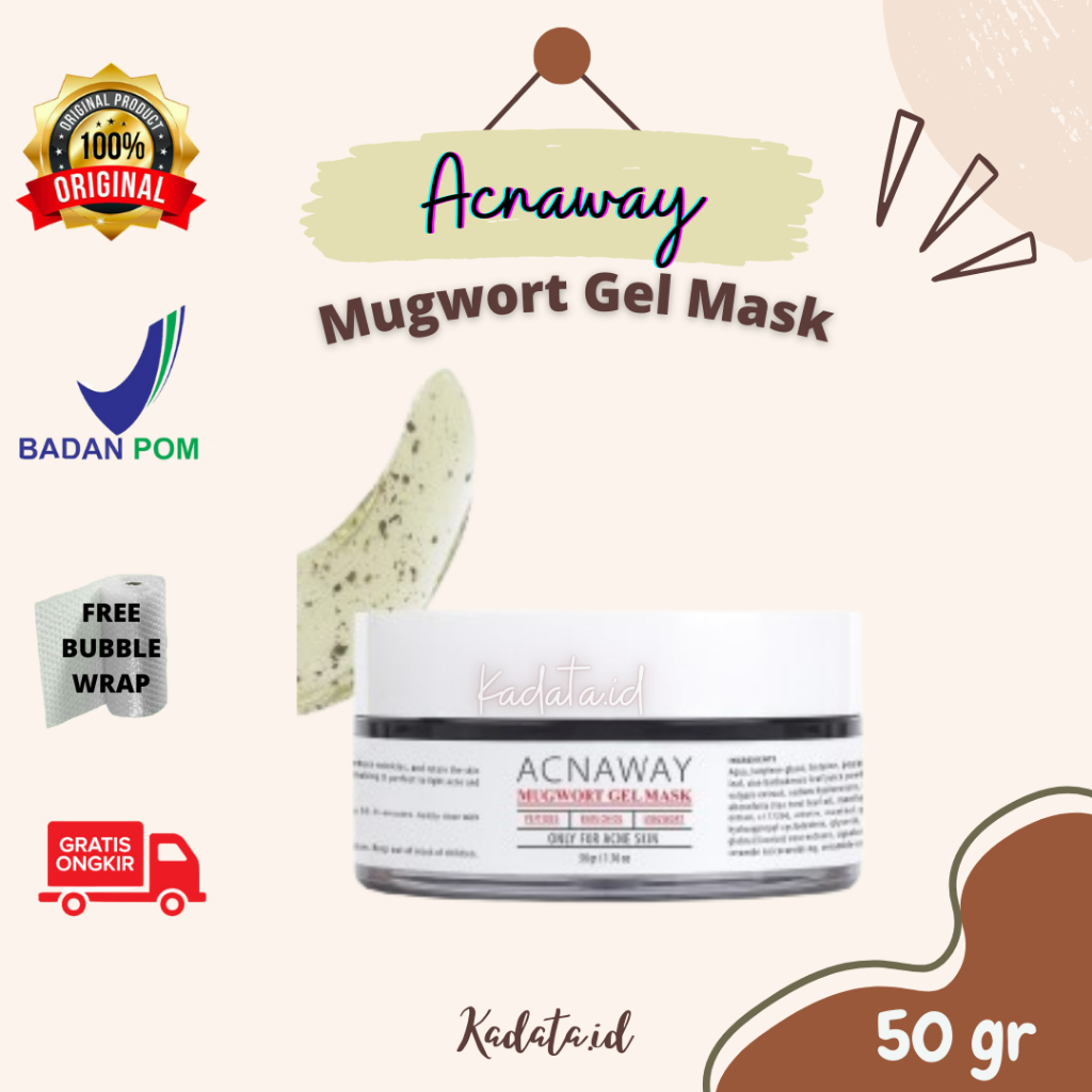 Jual ACNAWAY Mugwort Gel Mask Anti Pores Masker Gel Masker Mugwort Wash ...