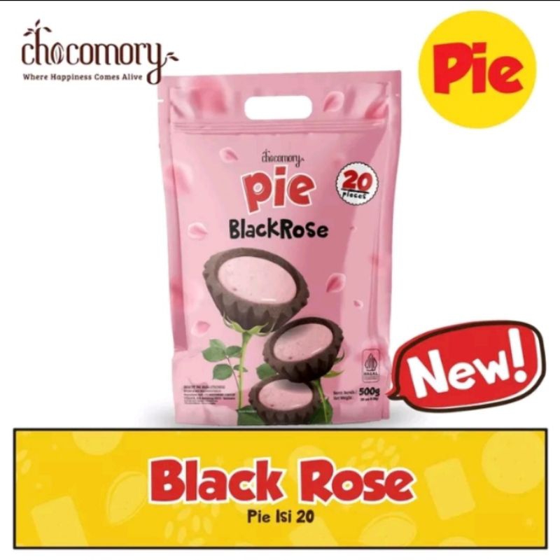 Jual NEW PIE CHOCOMORY CIMORY PIE BLACKROSE - ISI 20 PCS | Shopee Indonesia