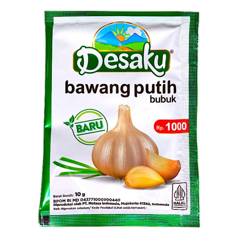 Jual Bawang Putih Asli: DESAKU BAWANG PUTIH BUBUK [1 SACHET Isi 10g] Ga ...