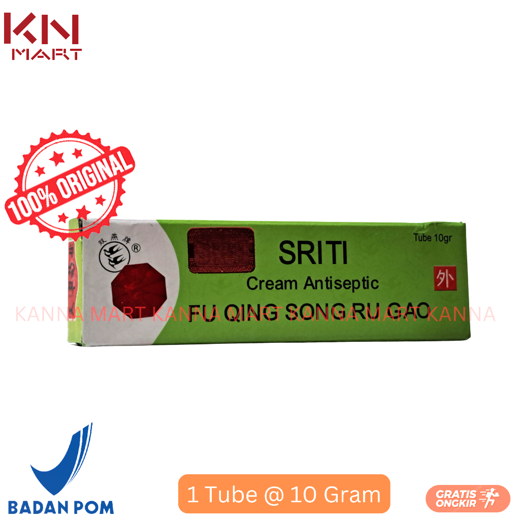 Jual Sriti Cream Antiseptic Fu Qing Song Ru Gao 1 Tube @ 10 Gram Salep ...
