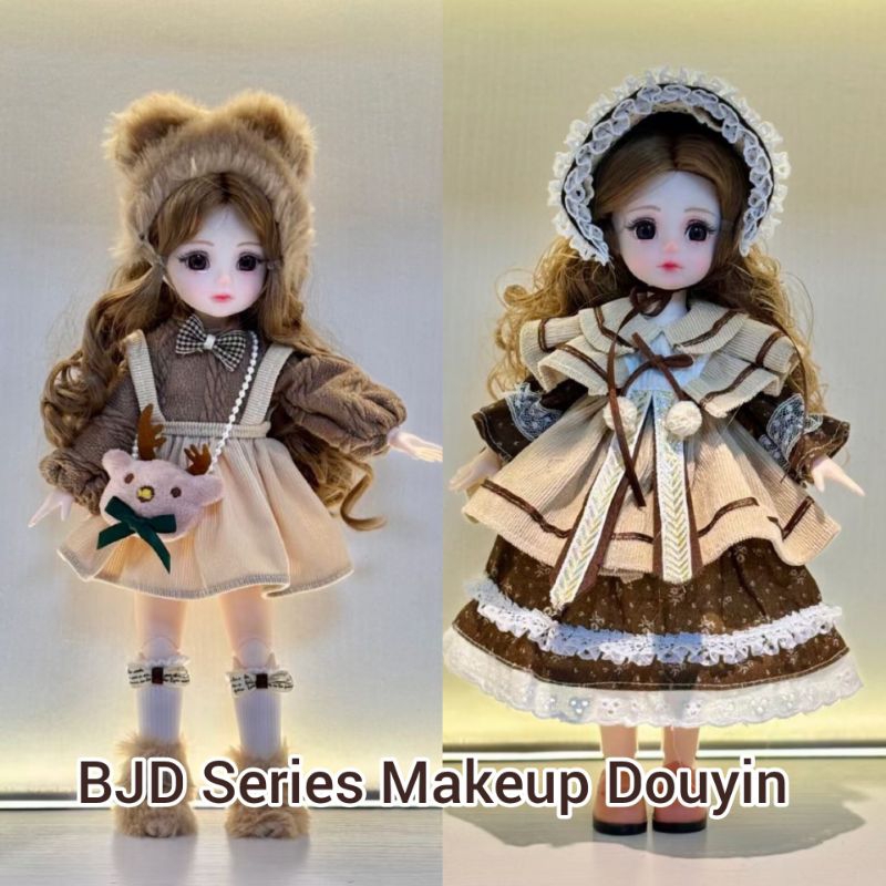 Jual Boneka BJD 30cm Premium Series Douyin Makeup | Shopee Indonesia