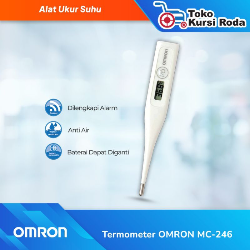 Jual Omron Thermometer Digital MC-246 / Thermometer Omron MC-246 / Thermometer / | Shopee Indonesia