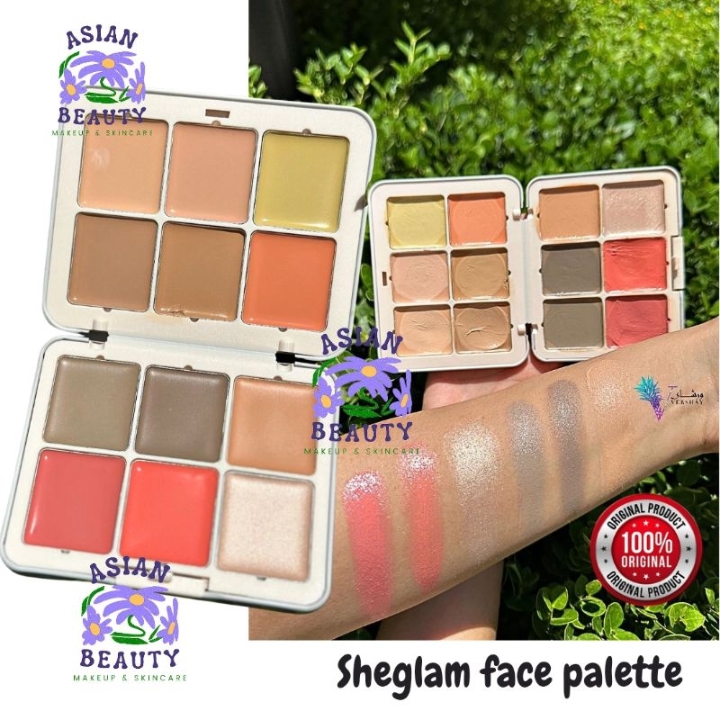 Jual [100% ORI] palette SHEGLAM all about that face multifunctional ...