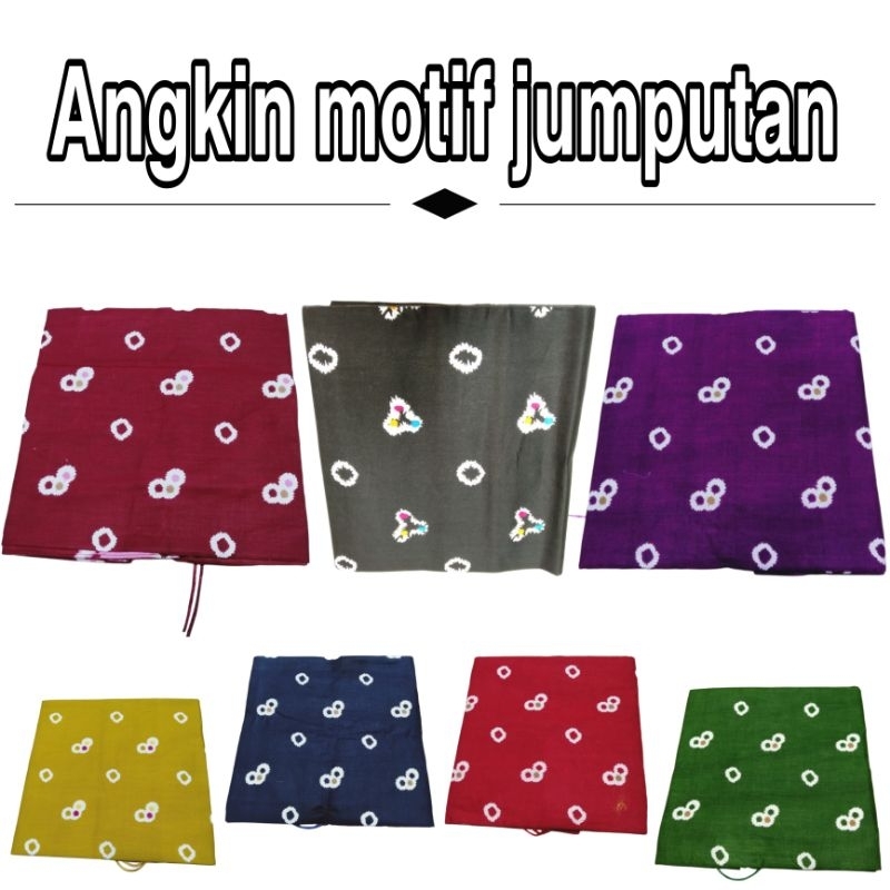 Jual angkin motif jumputan instan / angkin kebaya / angkin instan ...