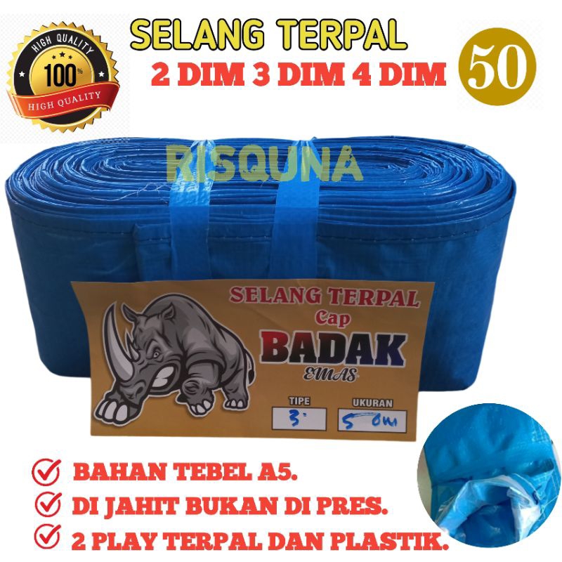 Jual Selang Terpal pertanian 3 dim panjang 50 Meter | Shopee Indonesia