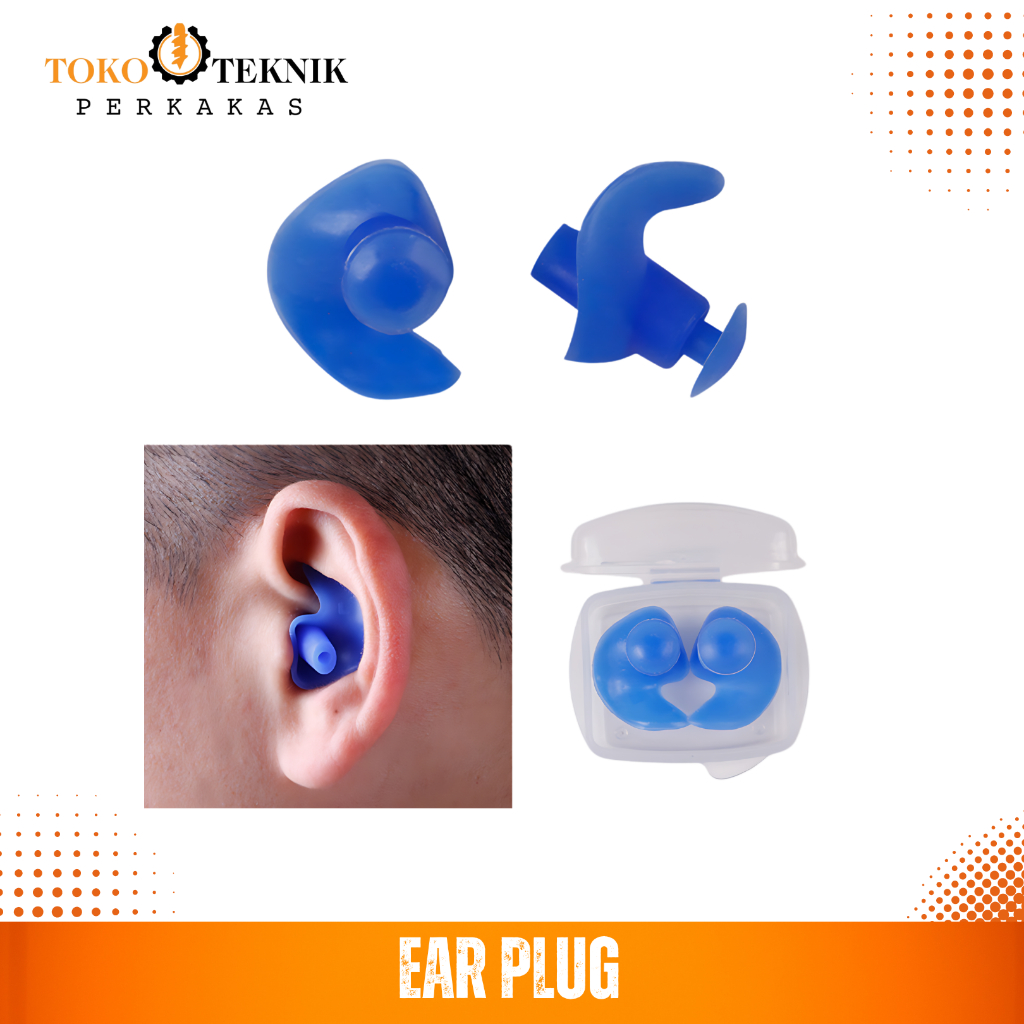 Jual Penyumbat Kuping Pengaman Ear Plug Alat Proteksi Pelindung Telinga Earplug Penutup Safety ...