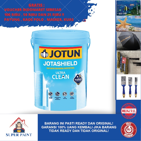Jual Cat Jotun Jotashield Ultra Clean Tinting ( Bisa Request Warna ) 20L | Shopee Indonesia