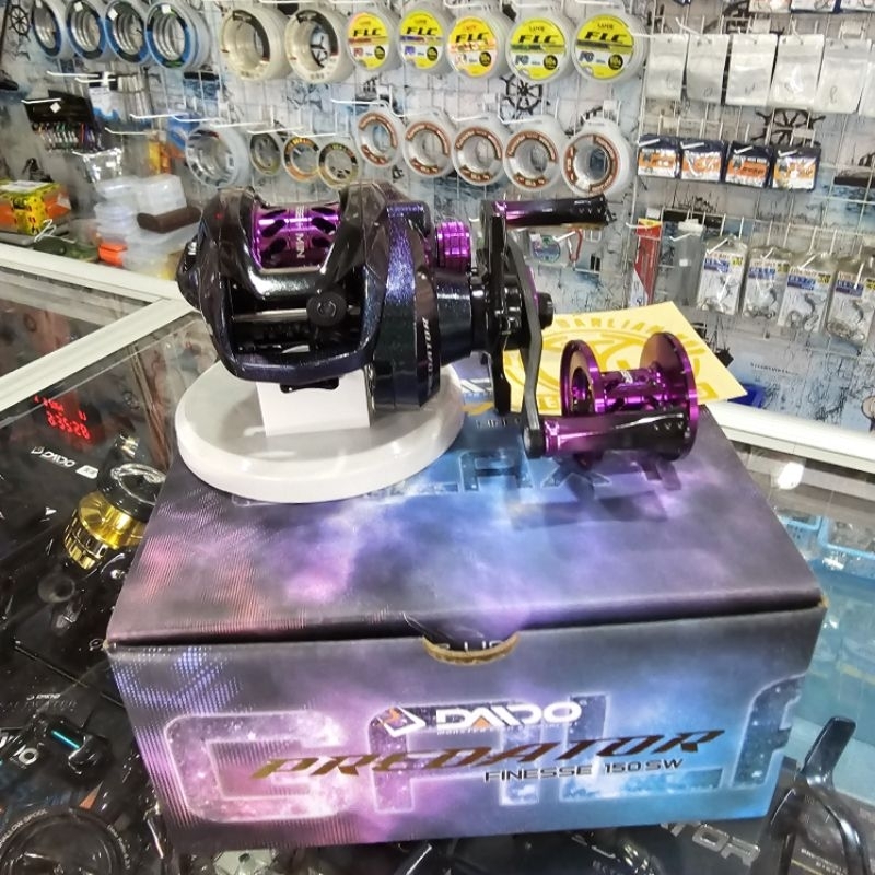 Jual Reel BC Daido Predator Finesse 150SW Edisi Galaxy (Handle Kiri ...