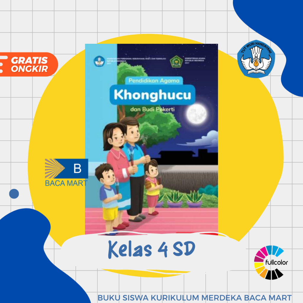 Jual Buku Siswa AGAMA KONGHUCU KELAS 4 SD Kurikulum Merdeka Pendidikan ...