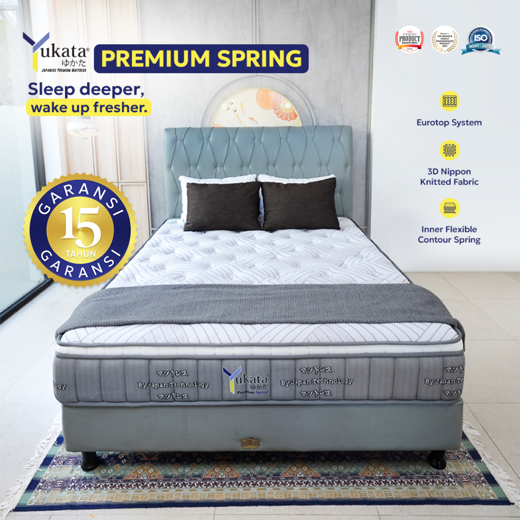 Jual Kasur Spring Bed YUKATA PREMIUM SPRING - Tebal 28cm | 100x200 ...