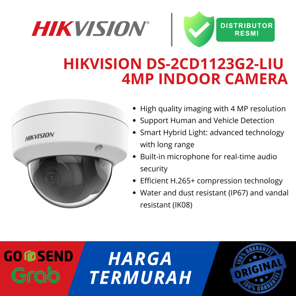 Jual HIKVISION DS-2CD1143G2-LIU 4MP INDOOR CAMERA | Shopee Indonesia