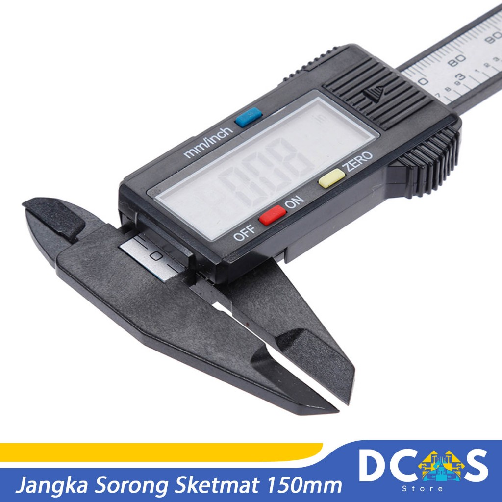 Jual Jangka Sorong Sketmat Sigmat Digital Vernier Caliper / Kaliper 150mm | Shopee Indonesia