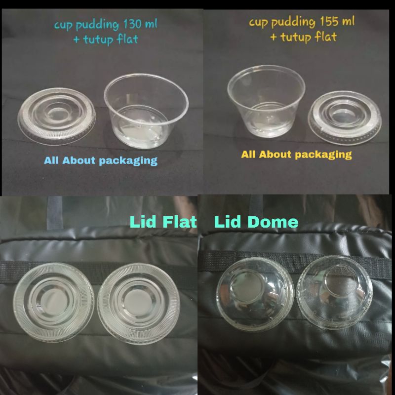 Jual Cup puding puyo 130 ml / tempat pudding / gelas puding uk 130 ml ...
