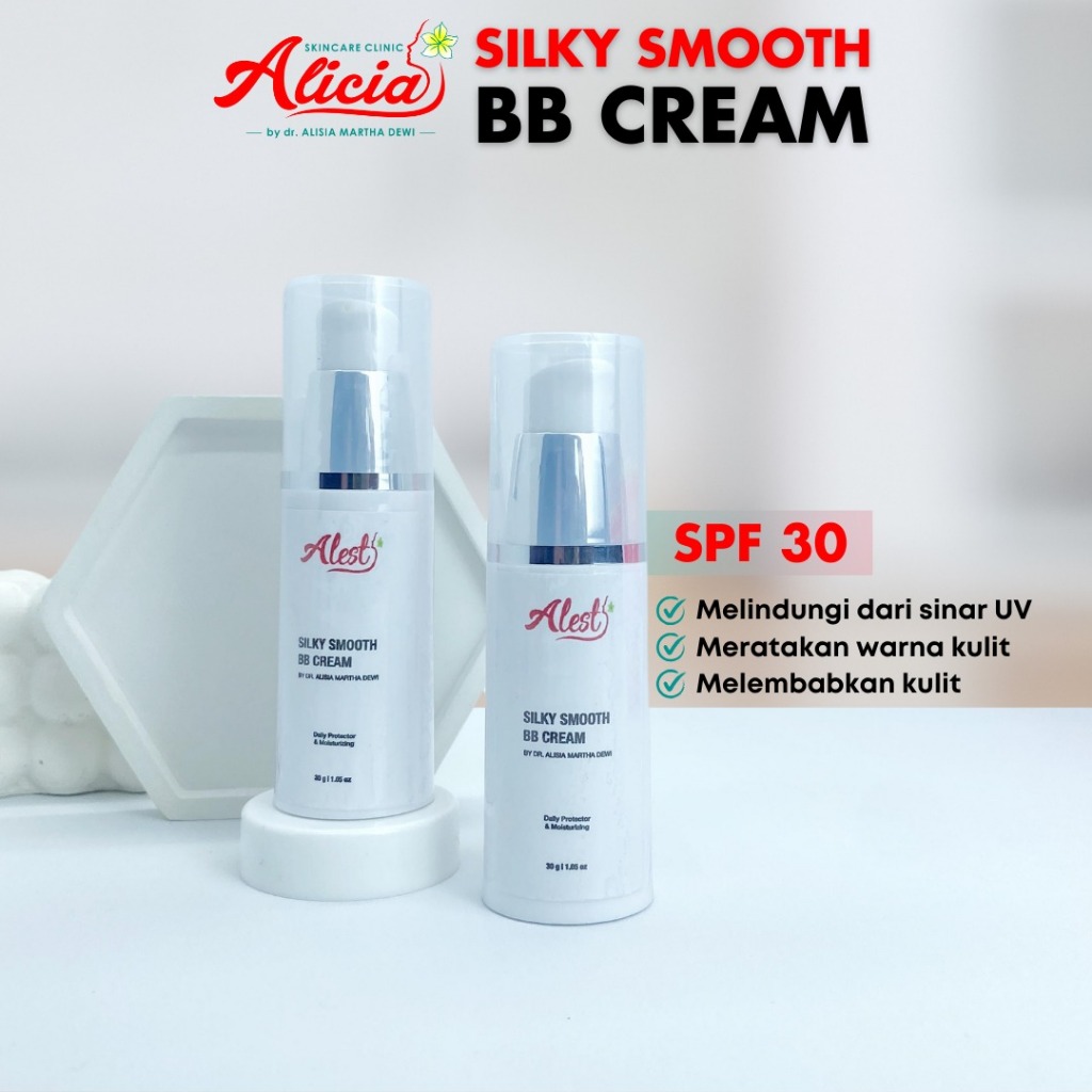 Jual ALEST - SILKY SMOOTH BB CREAM | ALICIA SKINCARE | BB CREAM SPF 30 ...