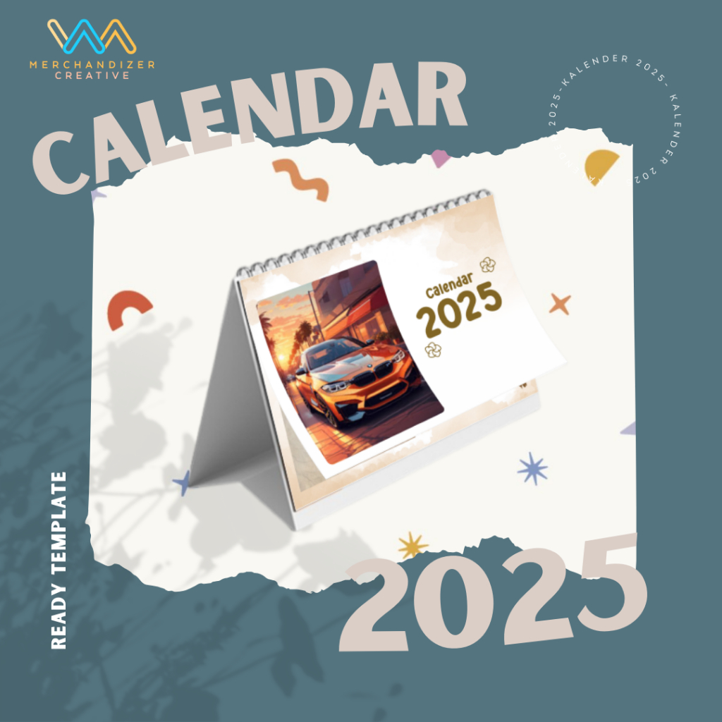 Jual Kalender Meja/Kalender Duduk 2025 - 6 Lembar 1 Sisi Ukuran A5 ...