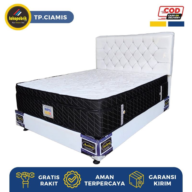 Jual Springbed Plustop 160x200 / Kasur Spring bed Plushtop Tebal 40 cm ...