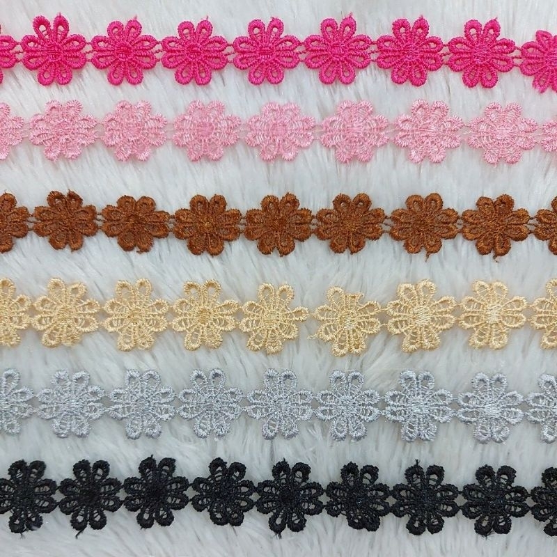 Jual Renda Bunga METERAN | Shopee Indonesia