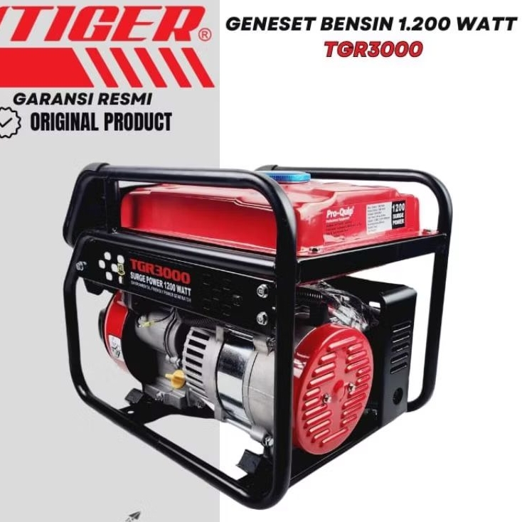 Jual MESIN GENSET TIGER TGR3000 / FLOKY3300 1200WATT 4TAK / gasoline ...