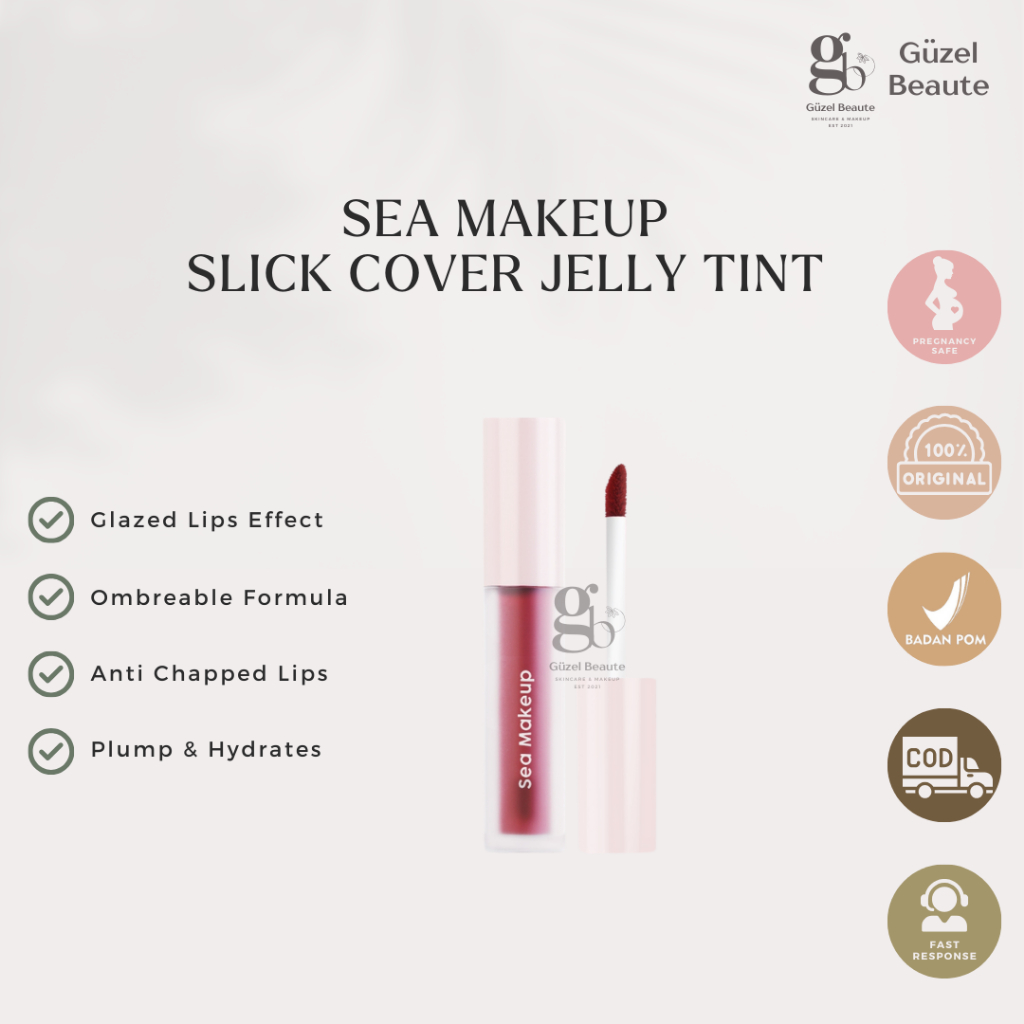 Jual Guzel Sea Makeup Slick Cover Jelly Tint | Shopee Indonesia