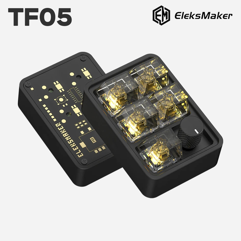 Jual Eleksmaker TF05 Macropad Touching Fish Keyboard | Shopee Indonesia