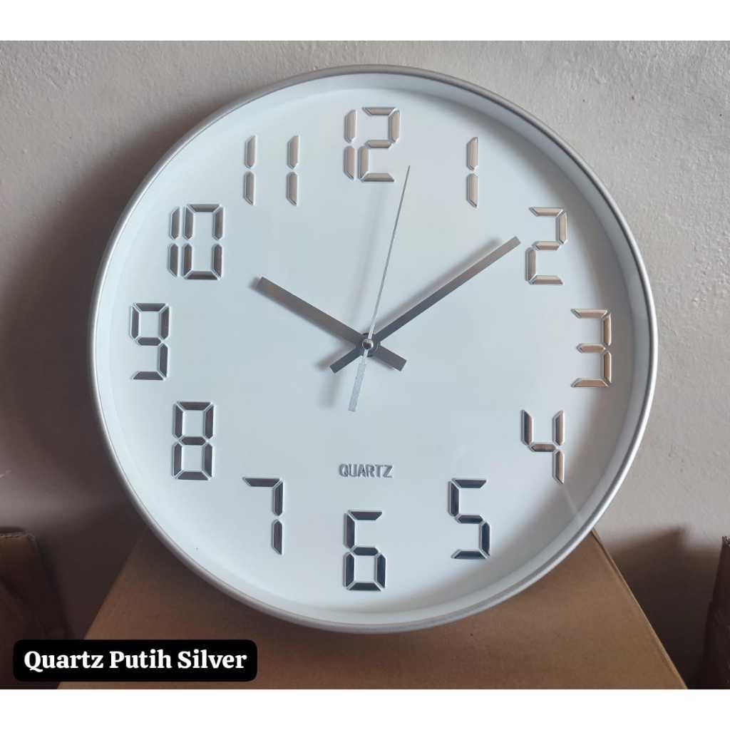 Jual Jam Dinding Quartz Minimalis Besar Hiasan Kamar Murah BATAM ...