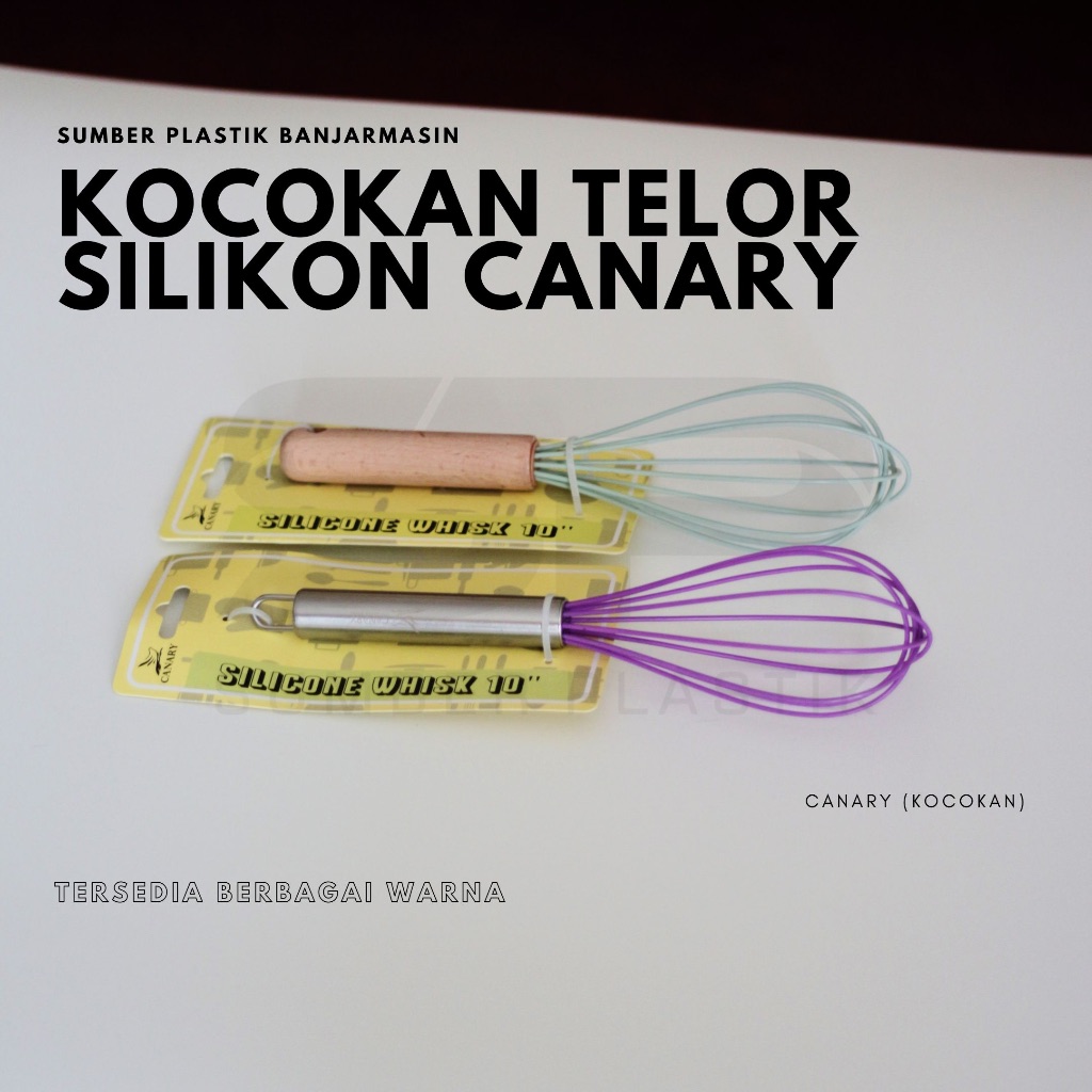 Jual Kocokan Adonan Telor Silikon Canary 10 Inch Alat Kocok Pengocok ...