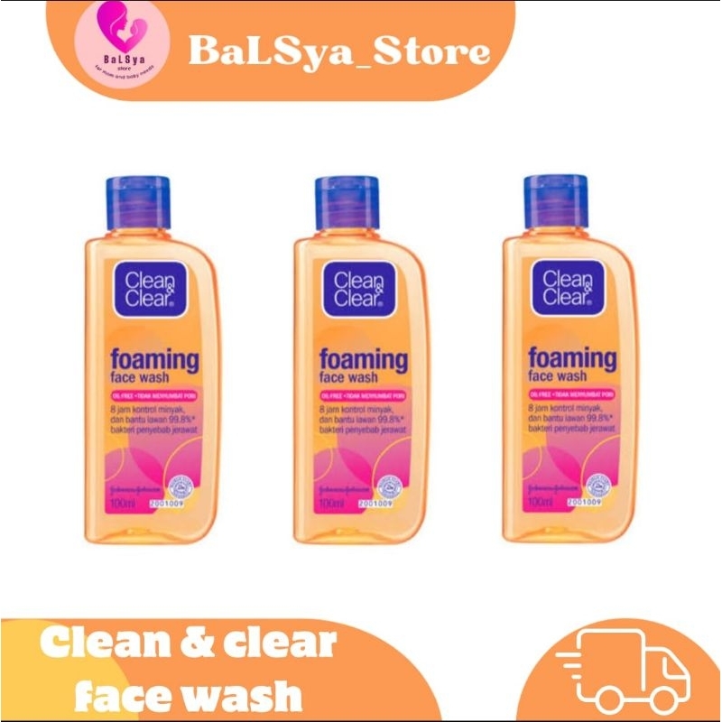Jual Sabun Cuci Muka Clean & Clear Foaming Face Wash [ 100 ml ...
