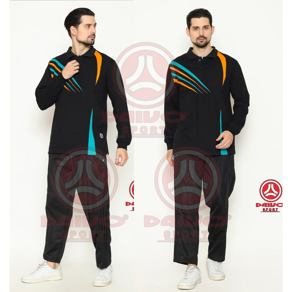 Jual Setelan baju olahraga pria wanita / setelan training olahraga terbaru Daivo | Shopee Indonesia