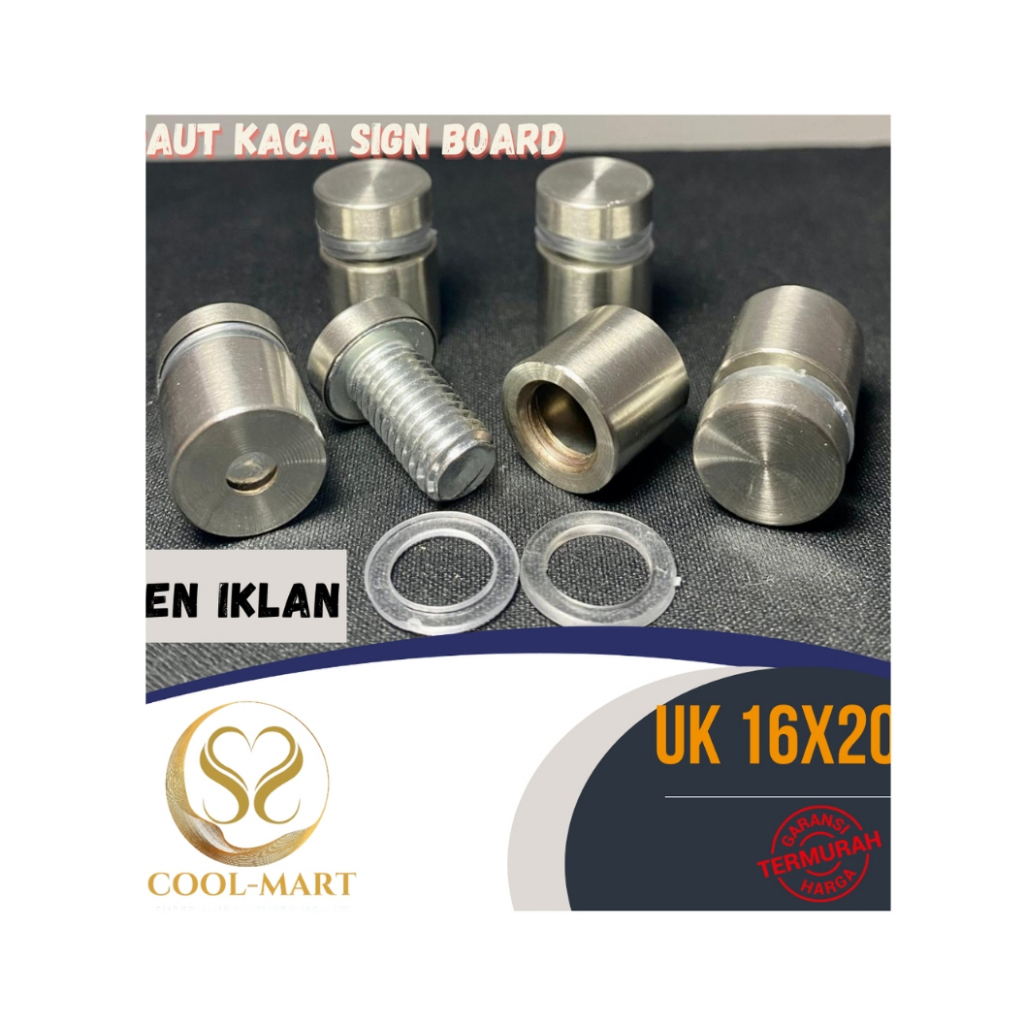 Jual PEN IKLAN STAINLESS/ PEN BAUT AKRILIK / SIGN BOARD 16X20 | Shopee ...